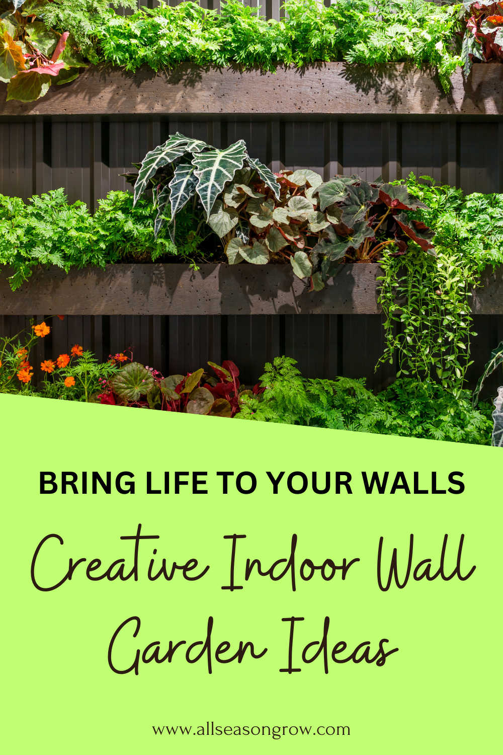 Indoor Wall Garden Creative Ideas - All Season Grow