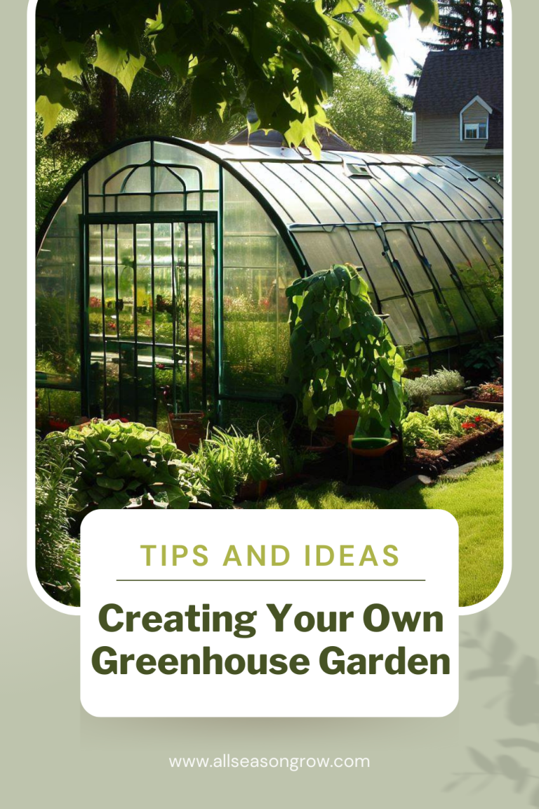 Greenhouse Garden Tips & Ideas - All Season Grow