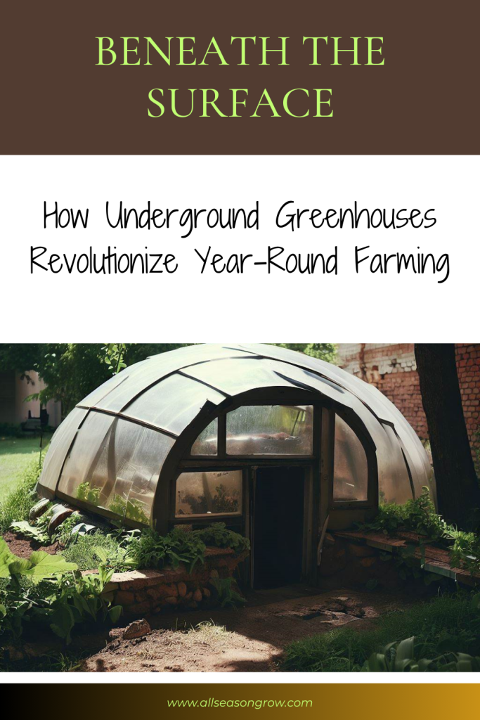 Underground Greenhouses Revolutionize Year-Round Farming - All Season Grow